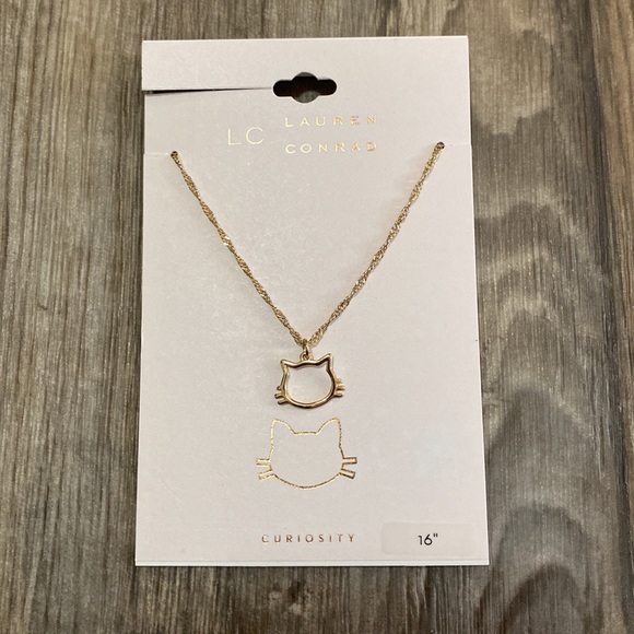 LC Lauren Conrad | Jewelry | Lc Lauren Conrad Gold Curiosity Cat ...
